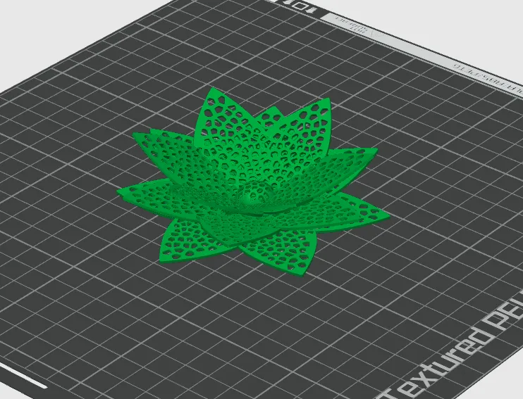 Voronoi flower by Lars - MakerWorld