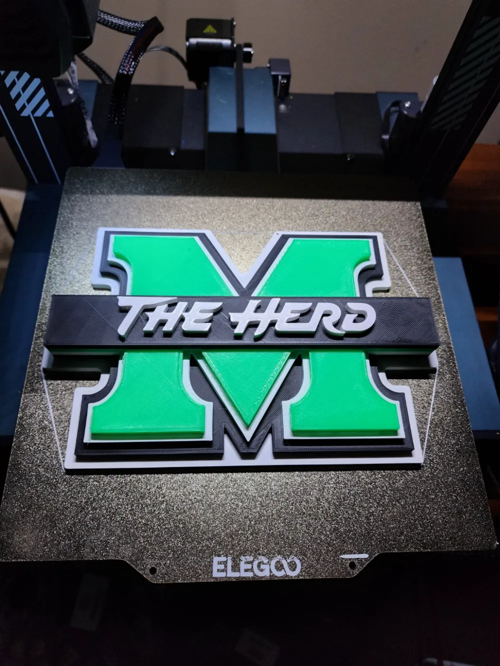 Marshall Logo Plaque - Free 3D Print Model - MakerWorld