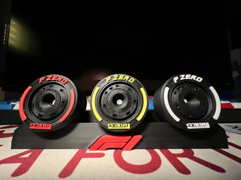 F1 tire ornaments display decorations-without AMS by GL - MakerWorld