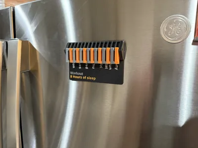 Customizable Weekly Habit Tracker (Satisfying) - Free 3D Print Model ...