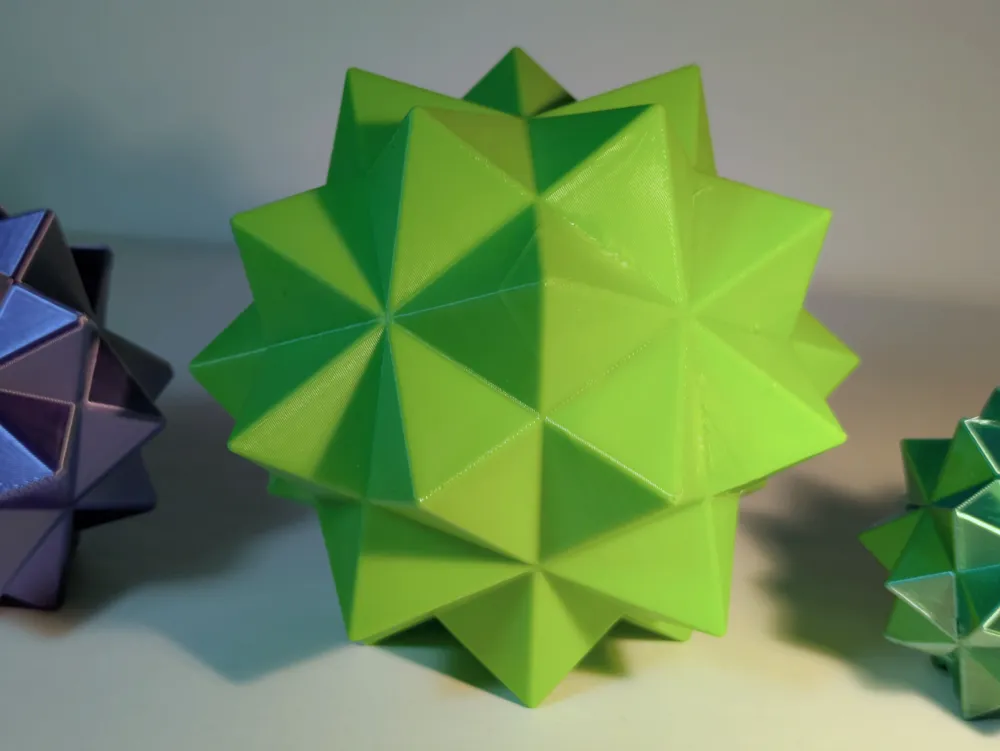 Compound of Five Octahedra by Glochids - MakerWorld