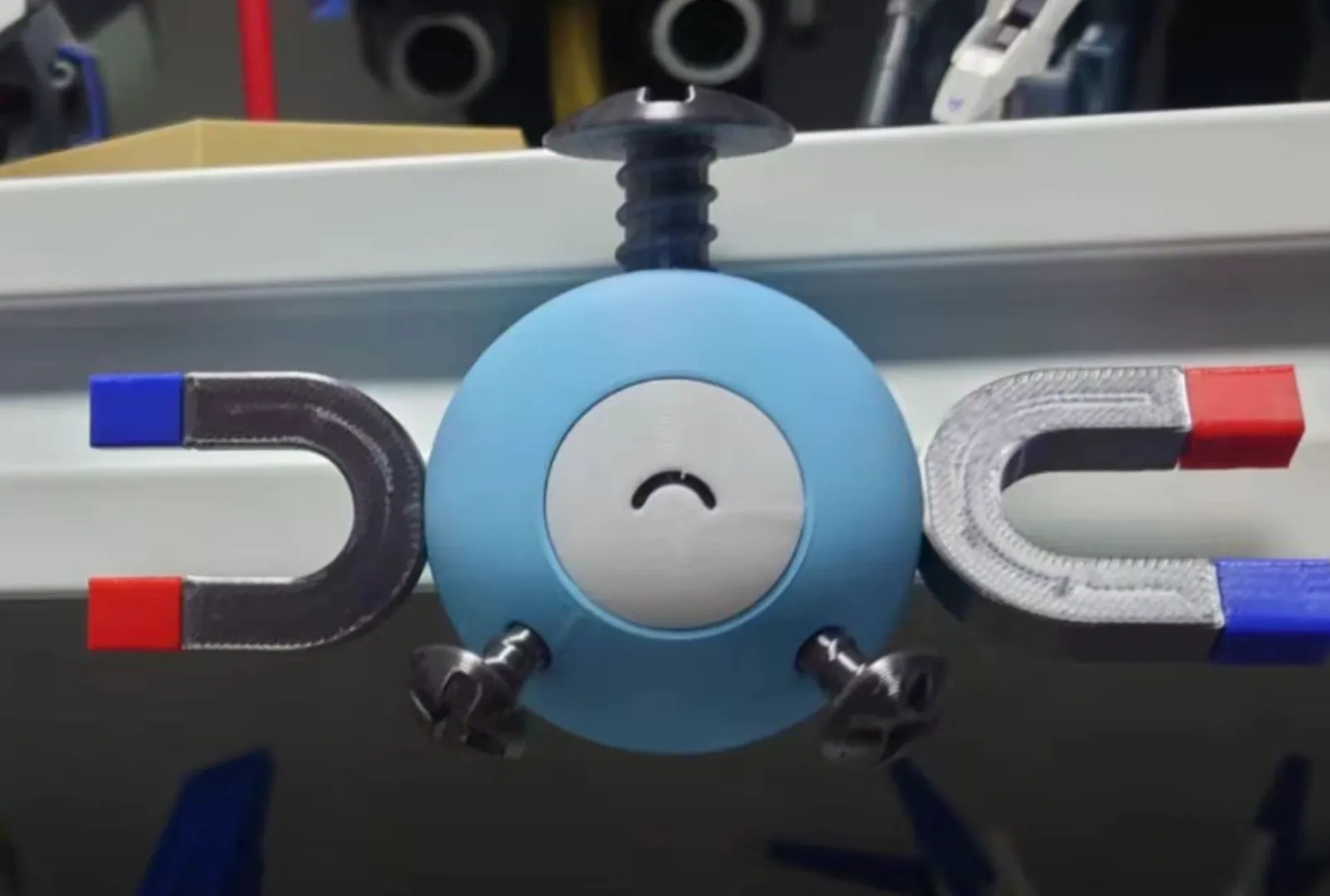 Pokémon Magnemite Fridge Magnet (Fully Magnetic Parts Version) with ...
