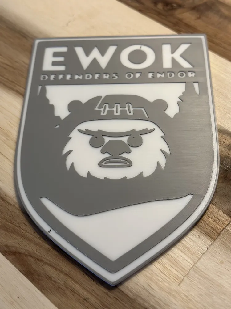 Star Wars - Ewok Defenders of Endor Sign/Badge by crazzybrad MakerWorld ...