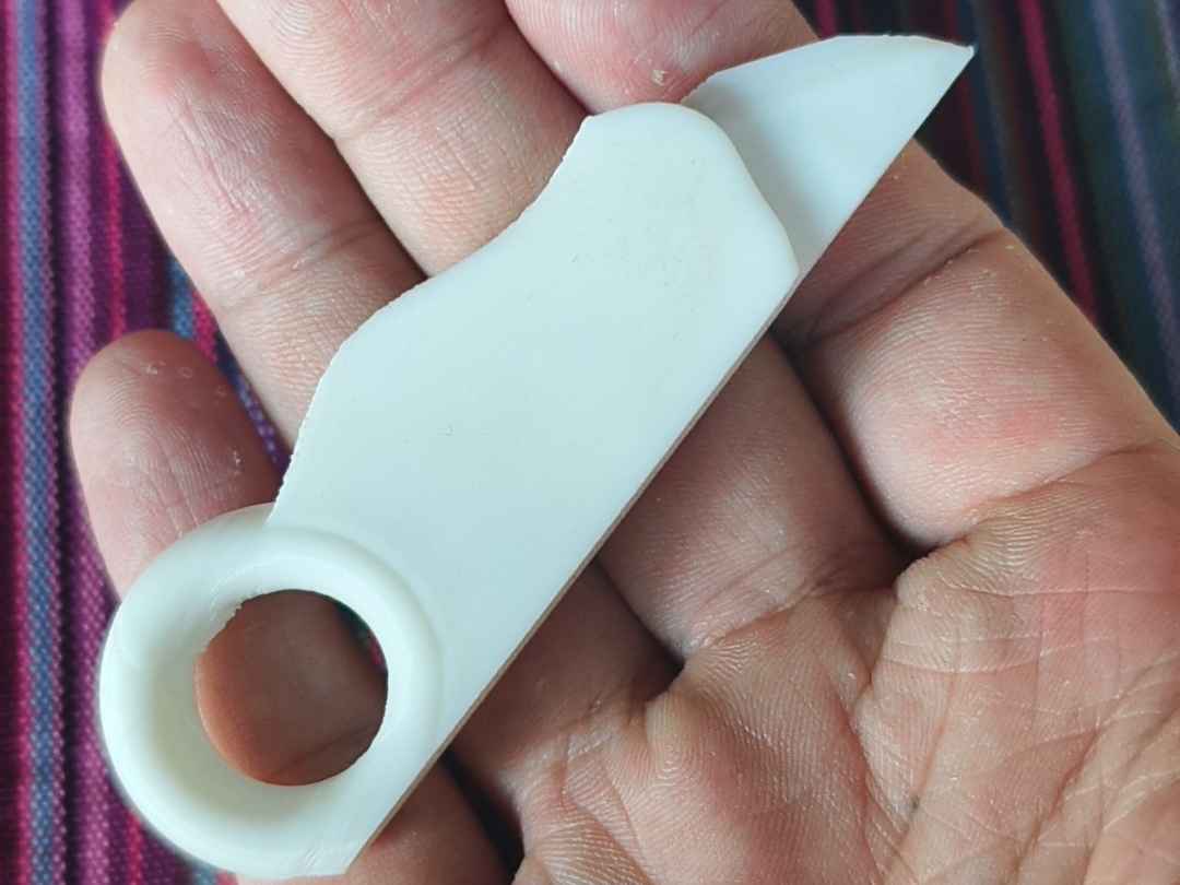 Folding delivery knife, print-in-place, no supports required by 像素 ...