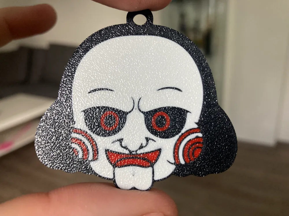 Saw Billy head keychain by jakubhroch - MakerWorld