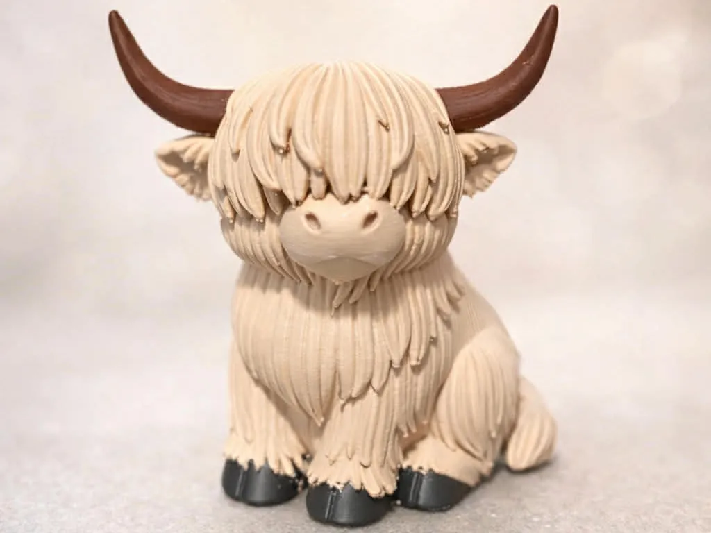 Highland Cow - Free 3D Print Model - MakerWorld