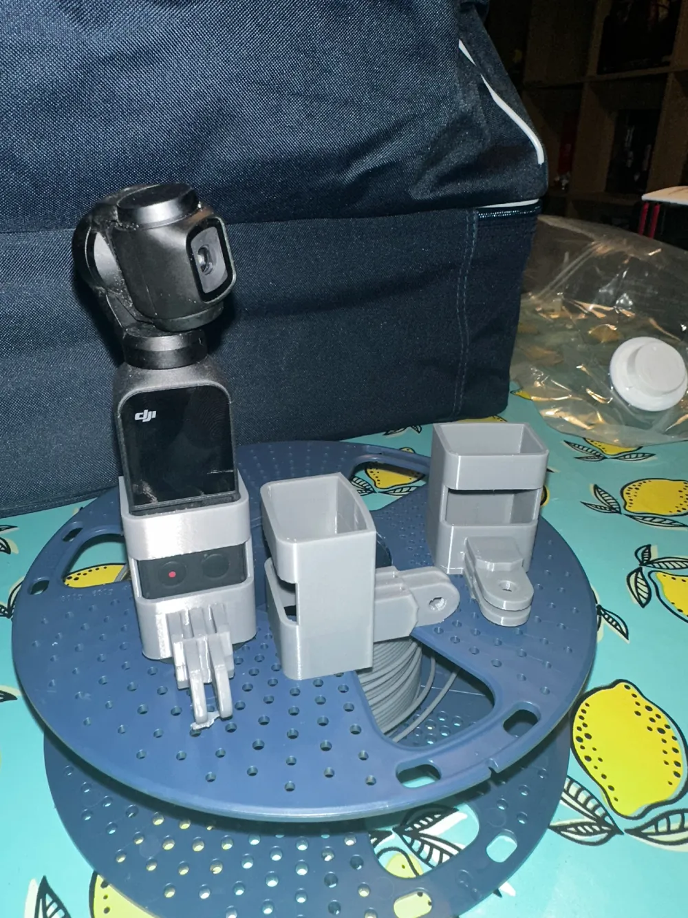 Osmo pocket action mount ( go pro style ) by Manthas - MakerWorld