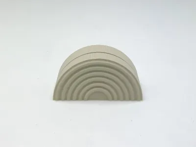 Picture Stand - Extruded Arches by Matthew Carlsen - MakerWorld