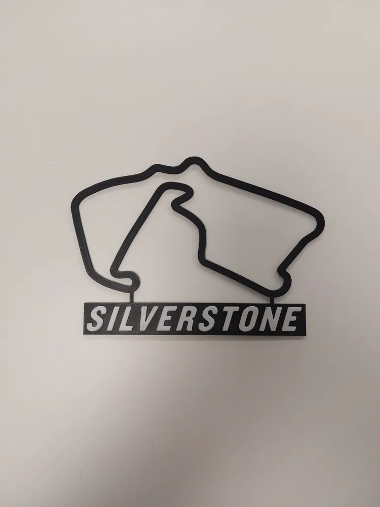 Silverstone British Grandprix F1 track layout by Nerdherderz MakerWorld ...