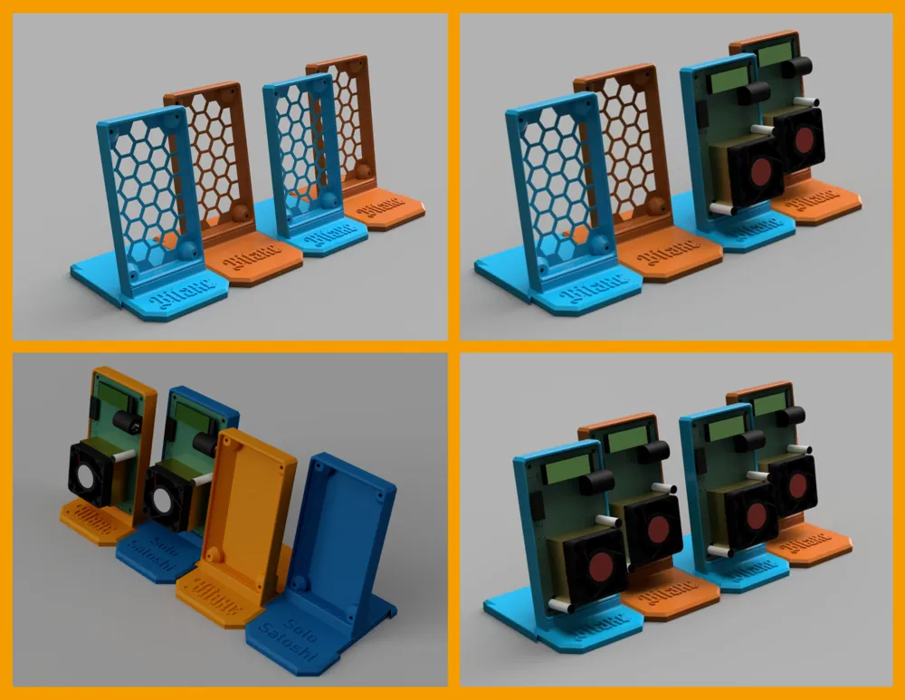 Bitaxe Infinity Stand by Go Brrr MakerWorld: Download Free 3D Models