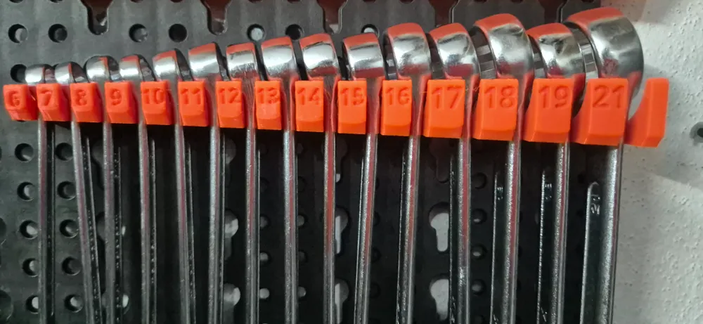 LIDL PARKSIDE POWERFIX PEG BOARD wrench holder by kukolarik - MakerWorld