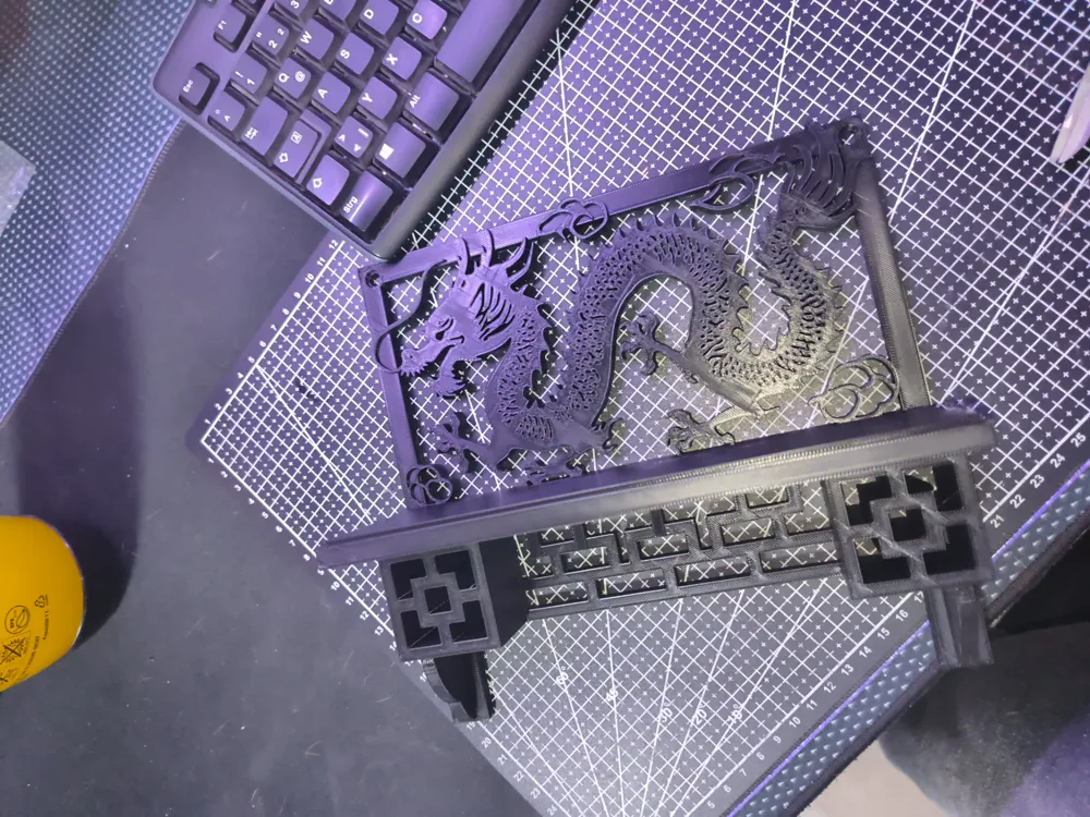 Dragon Wall Shelf – Decorative Display - Free 3D Print Model - MakerWorld