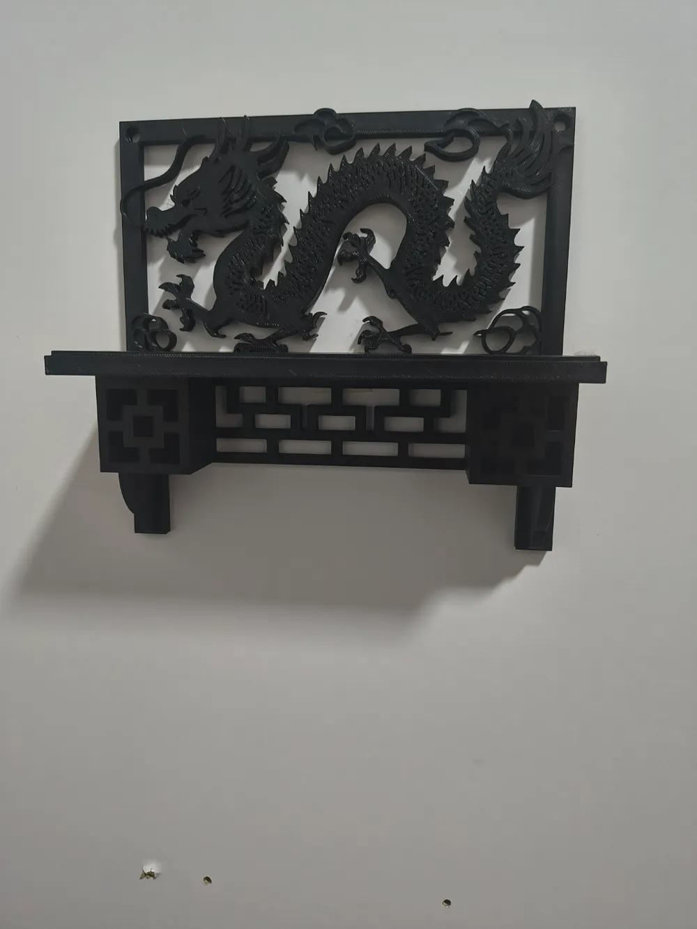 Dragon Wall Shelf – Decorative Display - Free 3D Print Model - MakerWorld