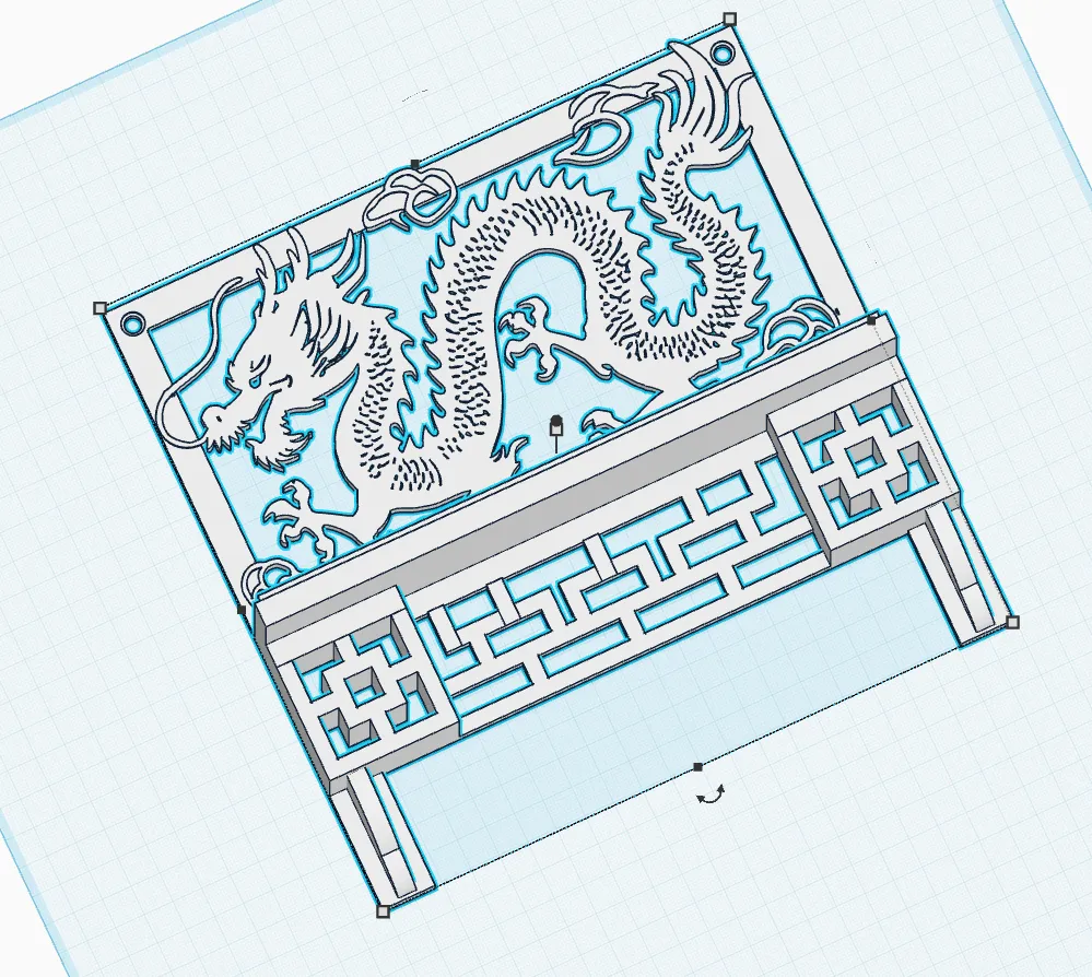 Dragon Wall Shelf – Decorative Display - Free 3D Print Model - MakerWorld