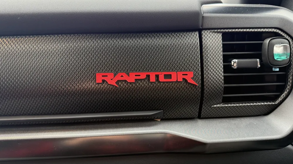 Ford F150/Bronco Raptor Dash Emblem - Free 3D Print Model - MakerWorld
