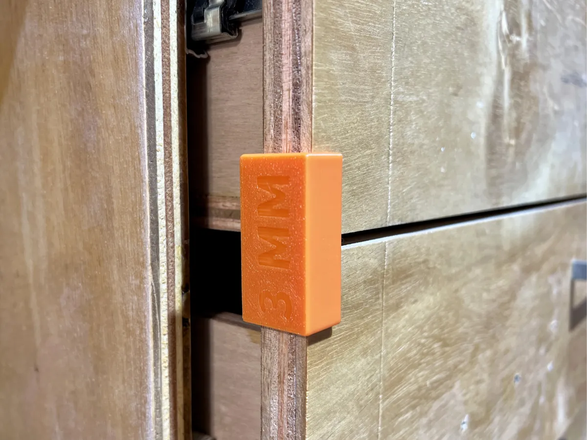 Drawer face spacer shims by Nunya Bidness MakerWorld: Download Free 3D ...