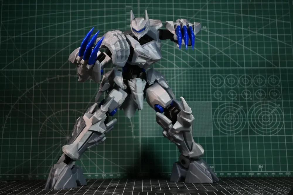 Chacal--Mecha completamente articulado a escala no requiere AMS Unidad ...