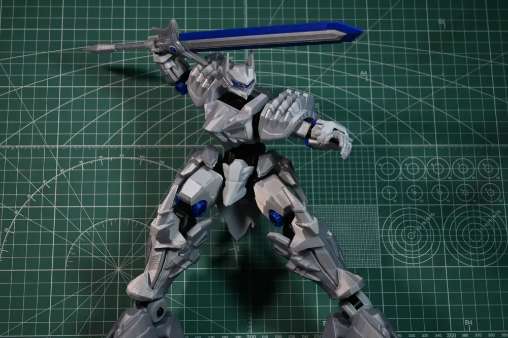 Chacal--Mecha completamente articulado a escala no requiere AMS Unidad ...