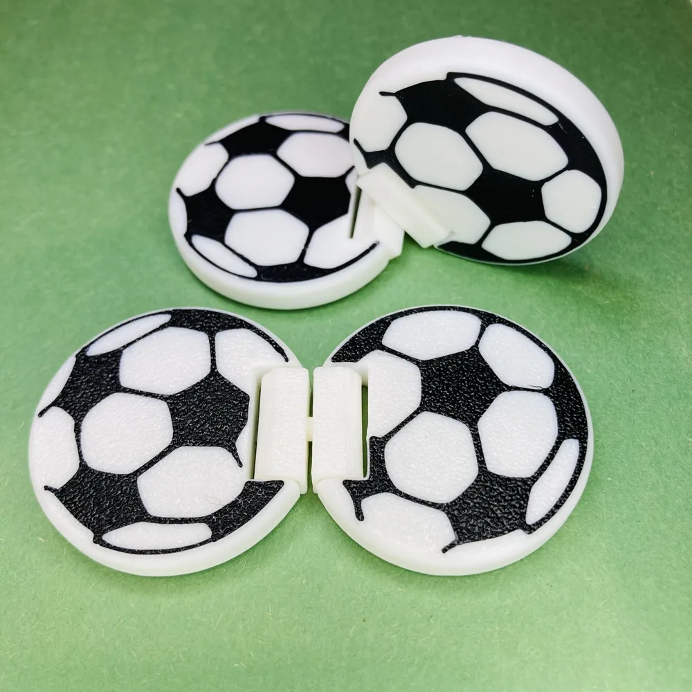Soccer Ball Slip and Flip Fidget Toy (38 mins) - Free 3D Print Model ...