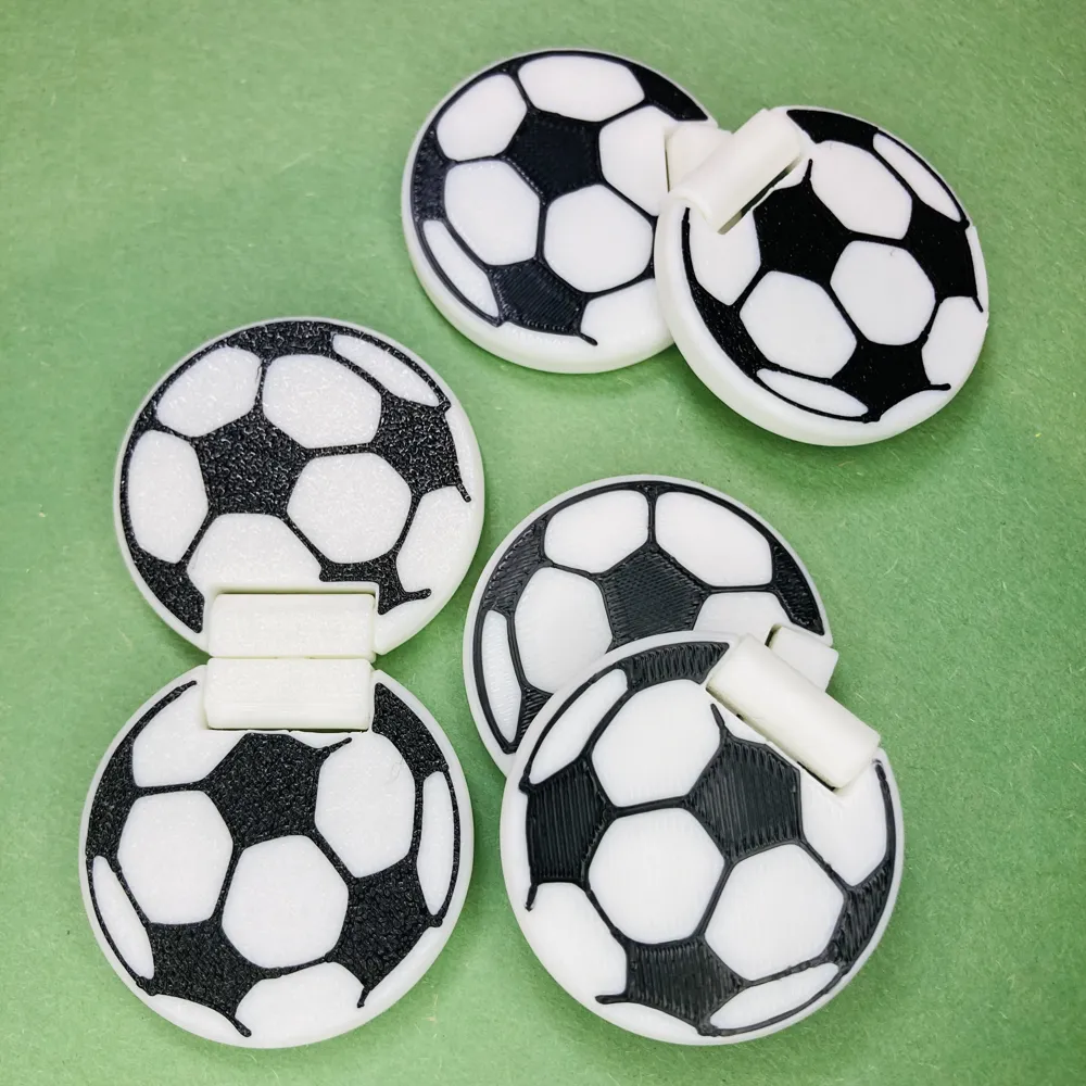 Soccer Ball Slip and Flip Fidget Toy (38 mins) - Free 3D Print Model ...