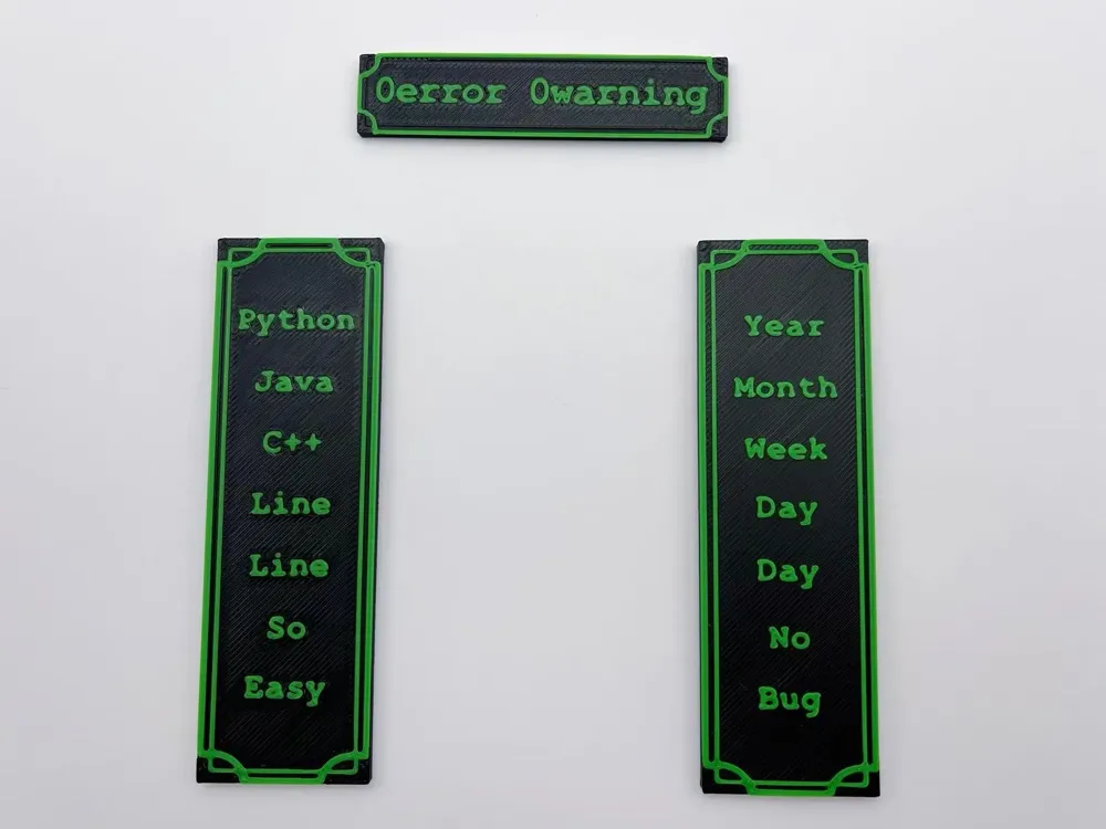 1024 Programmer Couplet Fridge Magnet Laptop Sticker by JWplus ...