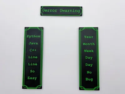 1024 Programmer Couplet Fridge Magnet Laptop Sticker by JWplus ...