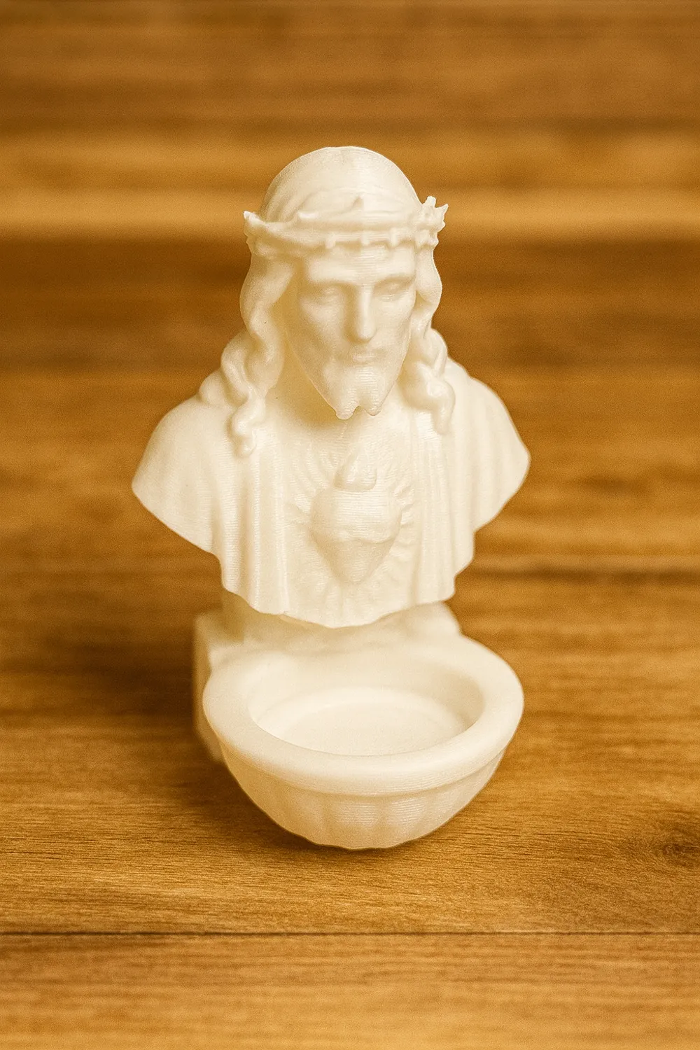 Jesus holy water font - Free 3D Print Model - MakerWorld