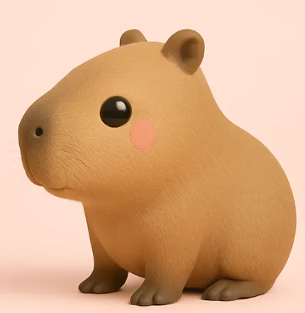 Cute Mini Capybara / Capibara (Multi-Color) by Fierro 3D MakerWorld ...