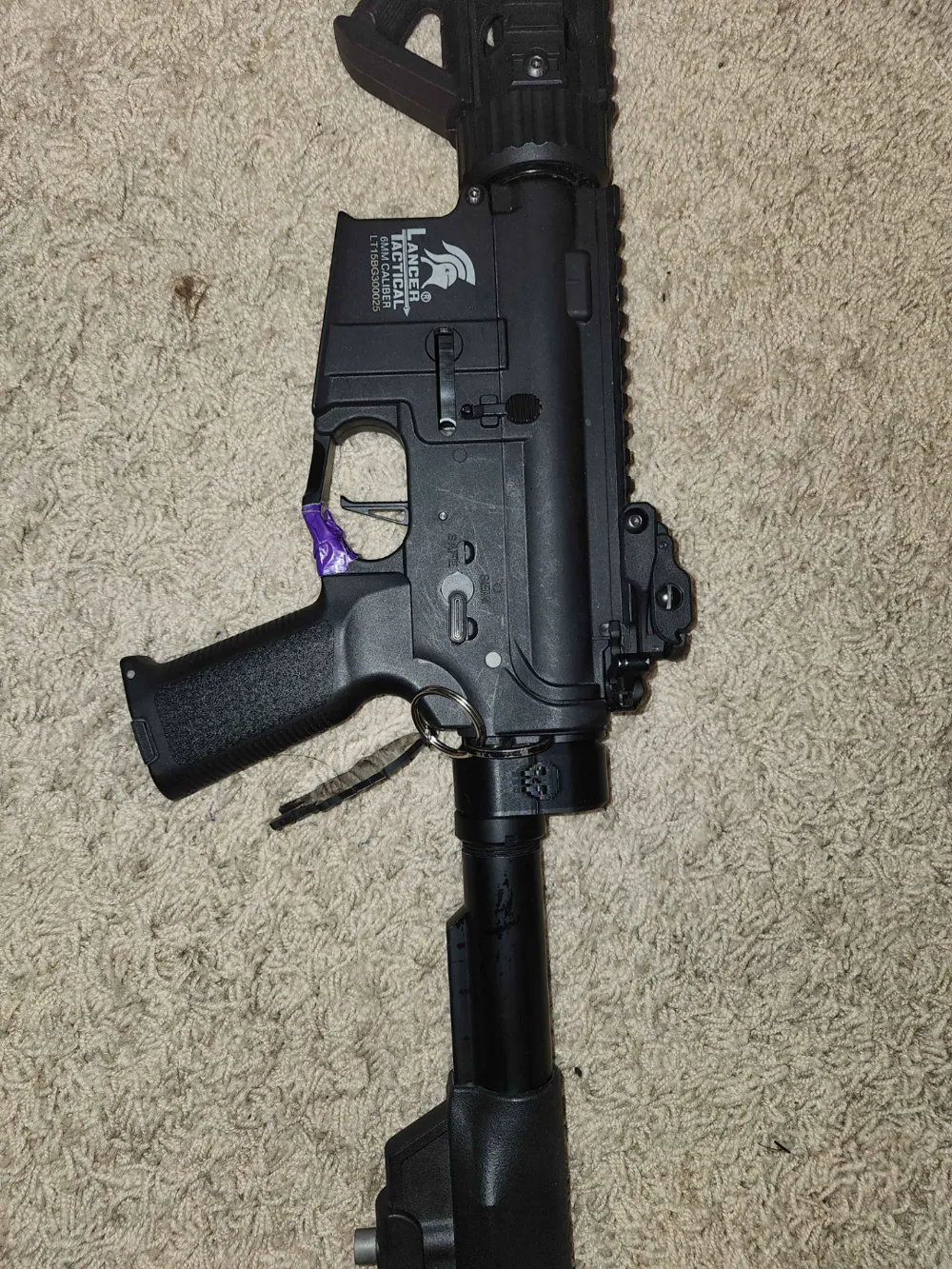 Lancer tactical AEG M4 drop stock adapter by Jakco - MakerWorld