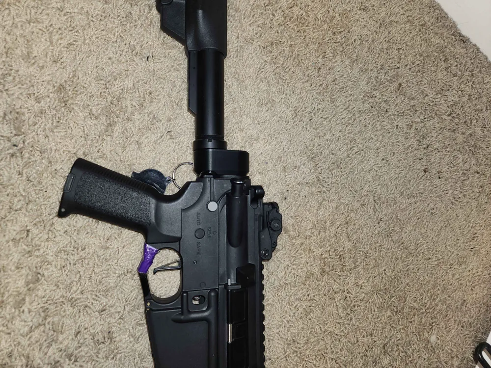 Lancer tactical AEG M4 drop stock adapter by Jakco - MakerWorld