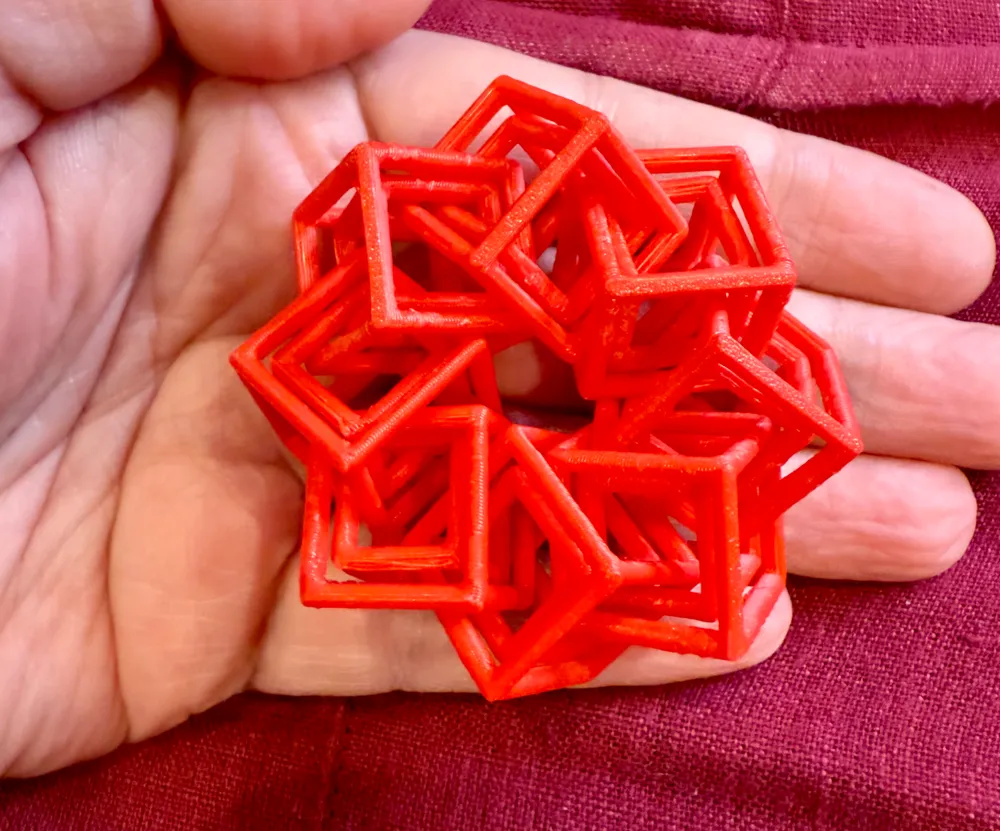 Paired cube loops by Purple Pterodactyl - MakerWorld