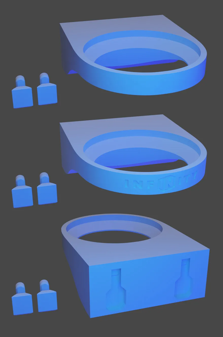 IKEA Skadis - Infinity support by monkeyzav MakerWorld: Download Free 3D Models