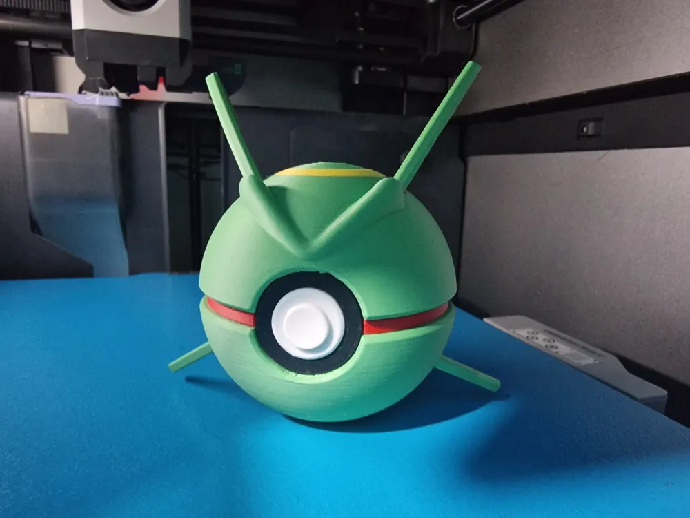 Rayquaza Pokeball - Free 3D Print Model - MakerWorld