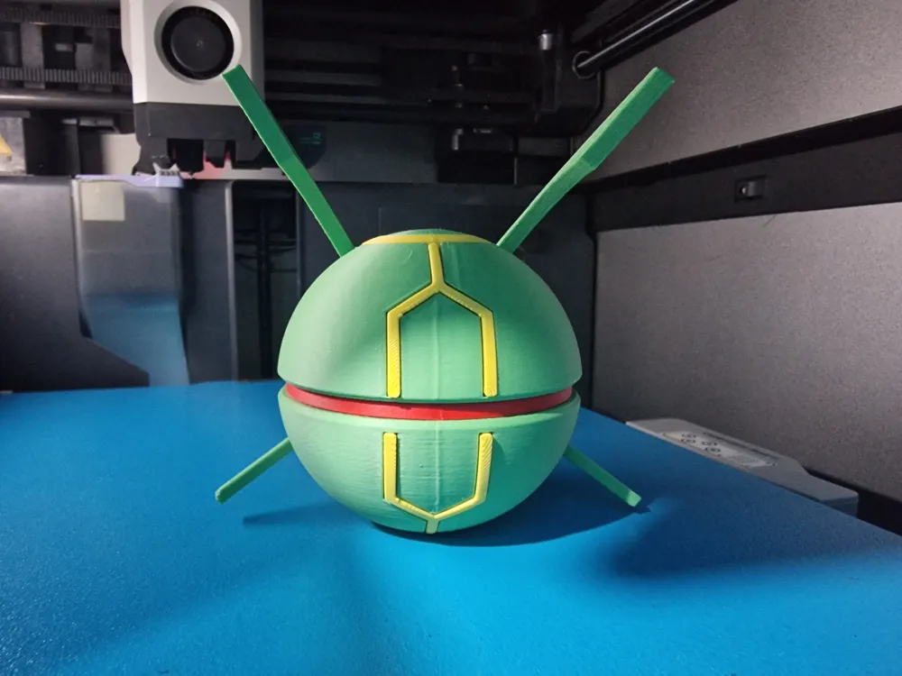 Rayquaza Pokeball - Free 3D Print Model - MakerWorld