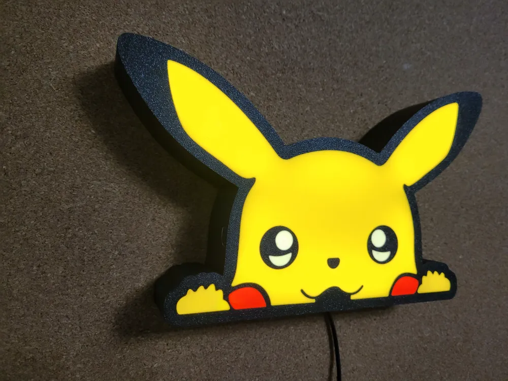 Peeking pikachu by Nostalgicprints - MakerWorld