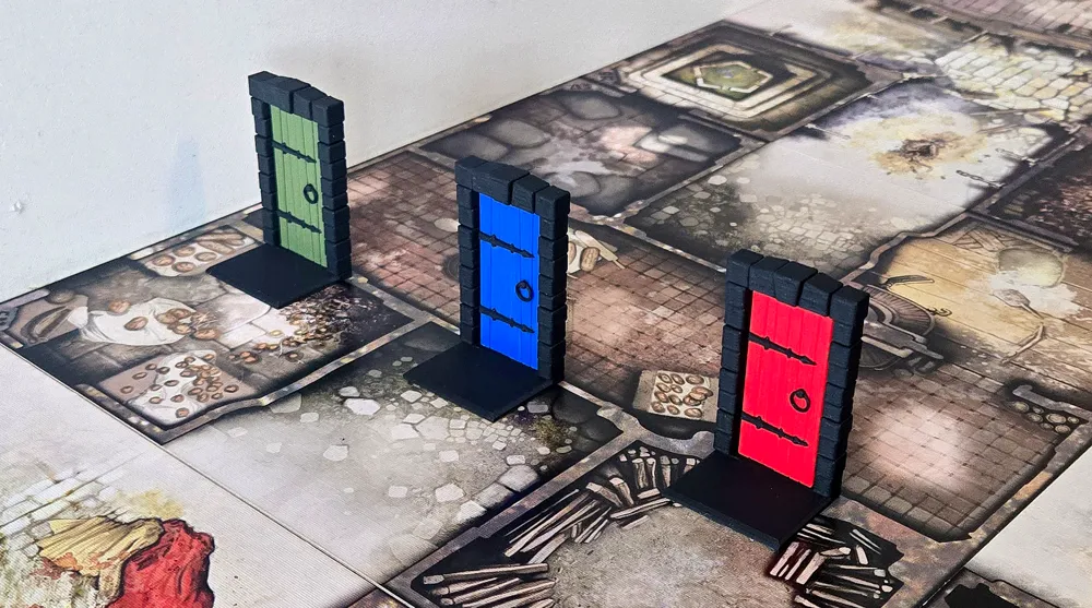 Medieval Gate for Zombicide Black Plague - Free 3D Print Model - MakerWorld