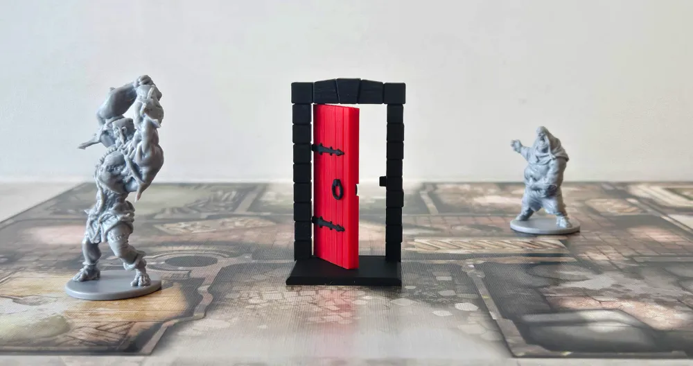 Medieval Gate for Zombicide Black Plague - Free 3D Print Model - MakerWorld