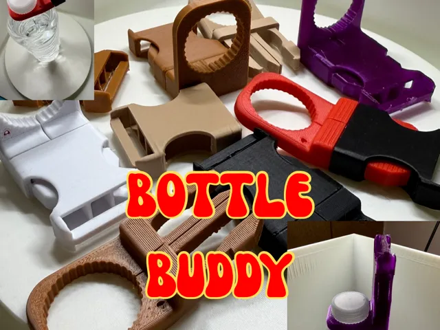 Bottle Buddy by heartforge MakerWorld: Download Free 3D Models