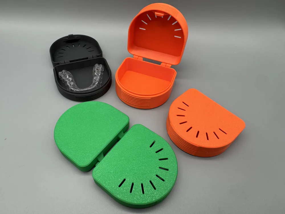 Box, Retainer Case, Mouthguard Case in 3 Heights - Free 3D Print Model ...