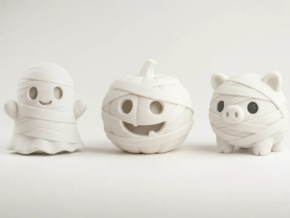 Halloween Mummy Decoration - Free 3D Print Model - MakerWorld