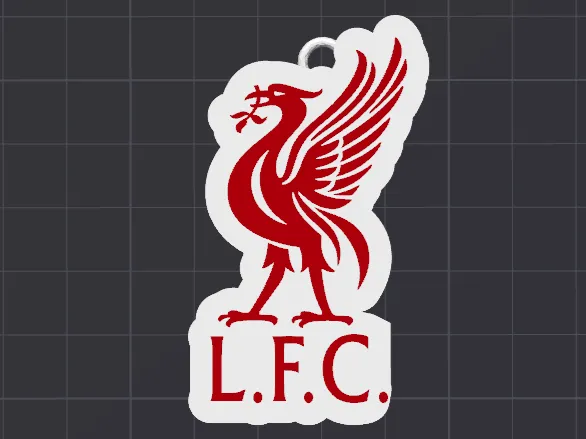 Liverpool FC Keychain - Free 3D Print Model - MakerWorld