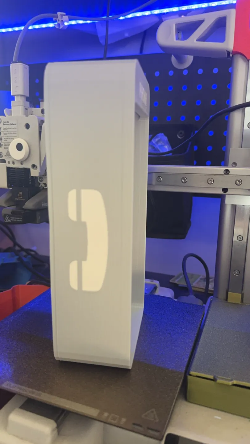 VINTAGE STYLE PHONE BOOTH PHONE HOLDER - Free 3D Print Model - MakerWorld