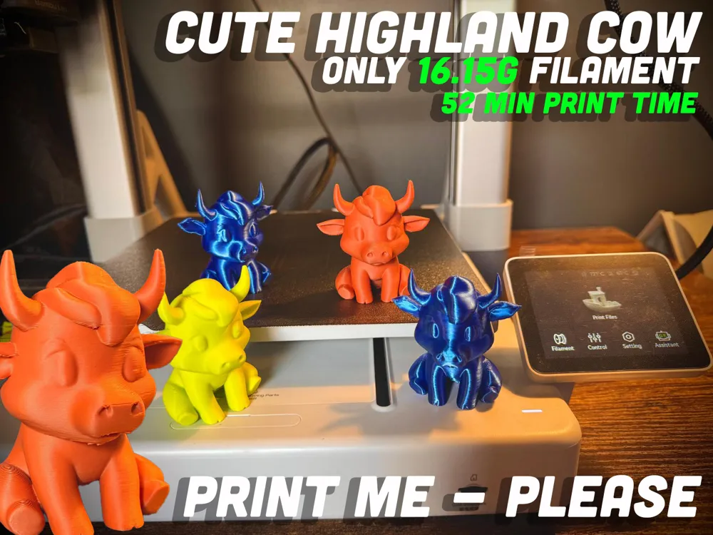Highland Cow – Majestic, Mellow, and Moo-velous! by SG3D MakerWorld ...