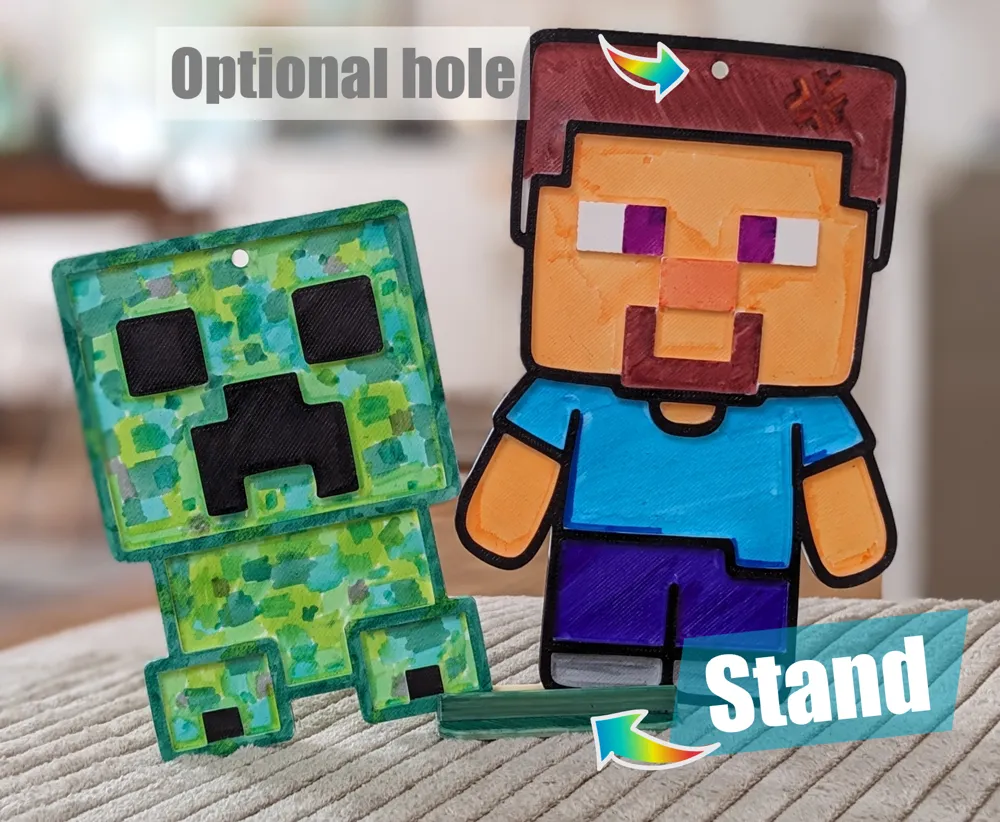 ColorUp - Minecraft Creeper, Steve, Pig Colouring by FilamentFool ...