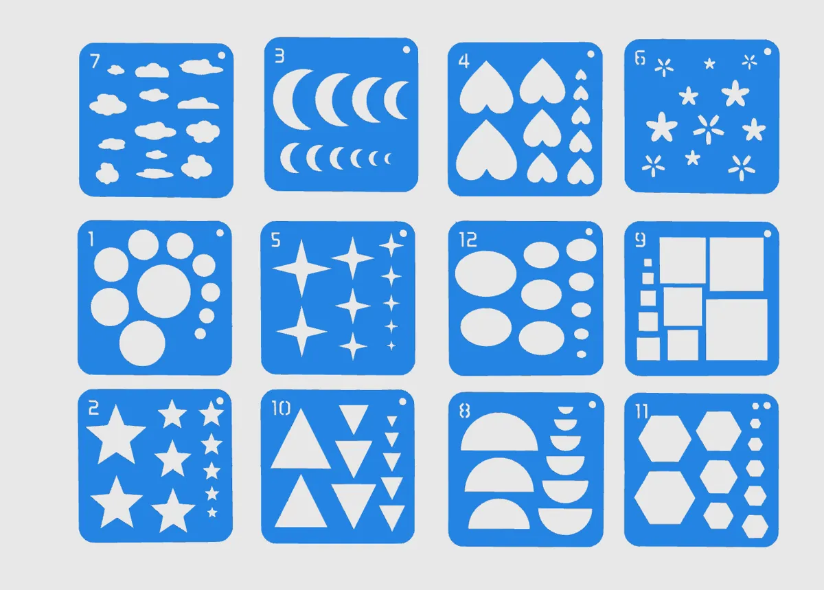 Drawing Templates - Free 3D Print Model - MakerWorld