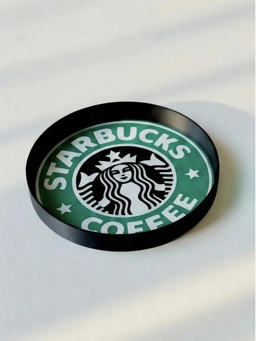 Starbucks tray plate bowl 4 snack candy cookie nut - Free 3D Print ...