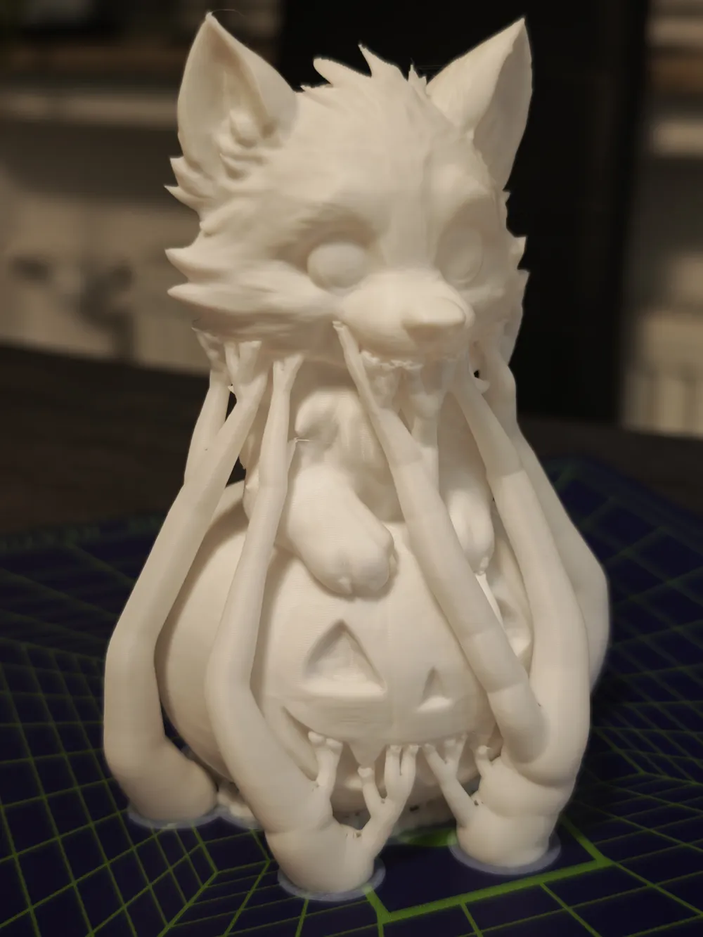 Werewolf on Pumpkin by Björn Heise MakerWorld: Download Free 3D Models