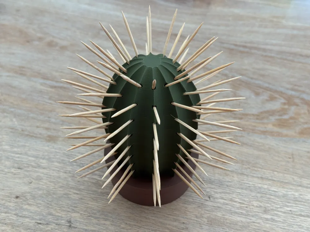 Cactus Toothpick Dispenser by Machtrim MakerWorld: Download Free 3D Models