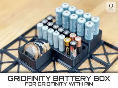 Gridfinity Boxes for Gridfinity with Pin by One Maker ShowMakerWorld: Download Free 3D Models