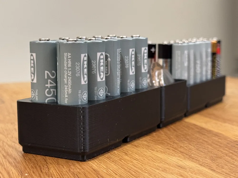 Gridfinity Battery Box for Gridfinity with Pin by Apumia MakerWorld: Download Free 3D Models